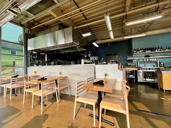 Where the magic happens—an open kitchen that has nothing to hide. The transparency isn't just architectural; it's philosophical.