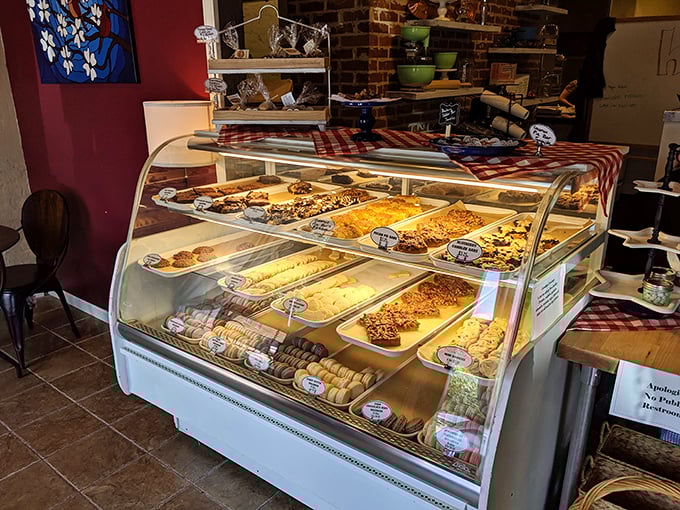 The display case that launched a thousand diets—and broke them just as quickly. Resistance is futile when faced with this much deliciousness.