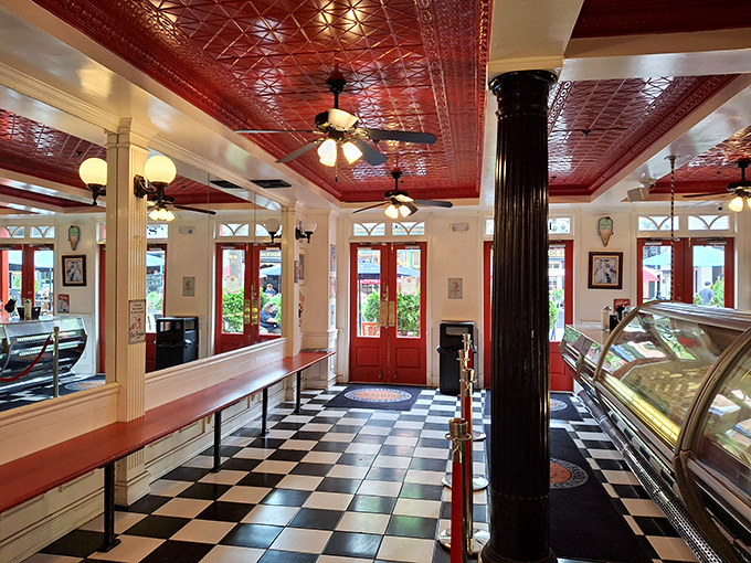 A modern-day soda fountain where the past and present meet for dessert—just add a jukebox and you've hit peak Americana.