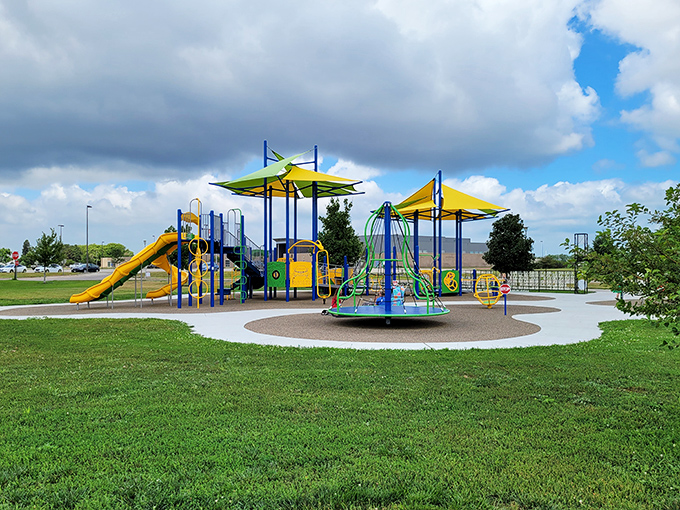 Playgrounds where grandchildren can burn energy while your retirement savings remain safely unburned—Fremont's family-friendly amenities come without family-unfriendly price tags.