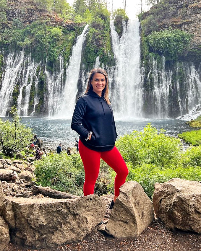 Standing before this natural wonder makes everyone look like they're posing for their next album cover – "Songs from the Waterfall."