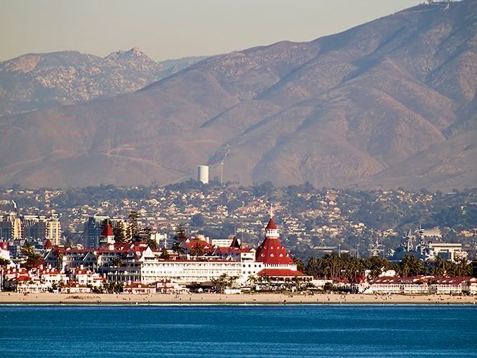 Coronado's waterfront dining spots hover between land and sea, offering meals with a side of pelican fly-bys.