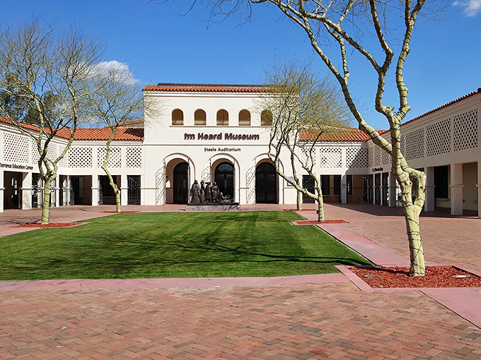 The Heard Museum's elegant Spanish Colonial courtyard offers a serene setting to appreciate the artistic traditions of the Southwest's first peoples.