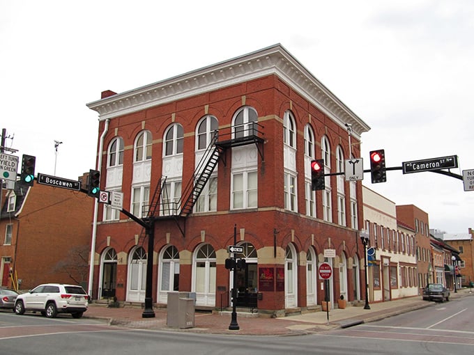 This main street scene captures the essence of Virginia charm, where every storefront invites you to slow down.