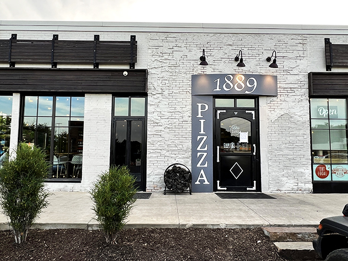 Clean lines and modern design that doesn't distract from the star of the show – pizza made with passion and precision.
