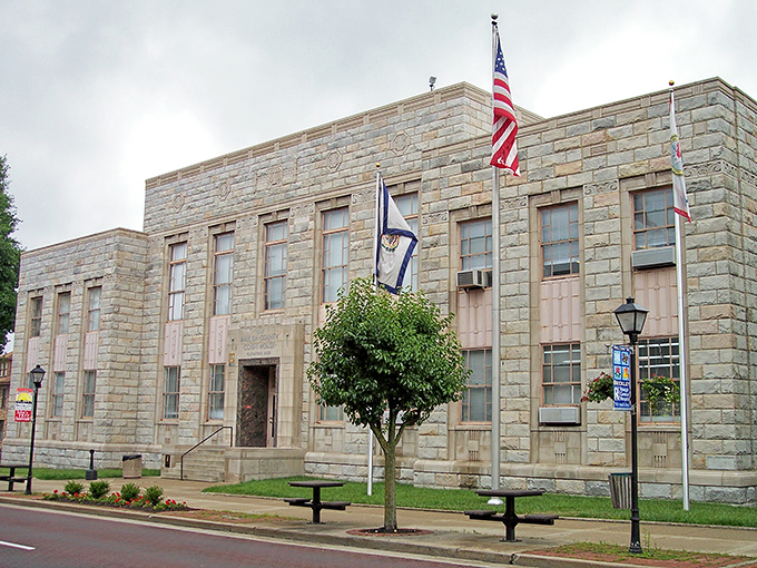 In Beckley, even the government buildings look like they should be on a postcard—a surprisingly photogenic place for stretching retirement dollars!