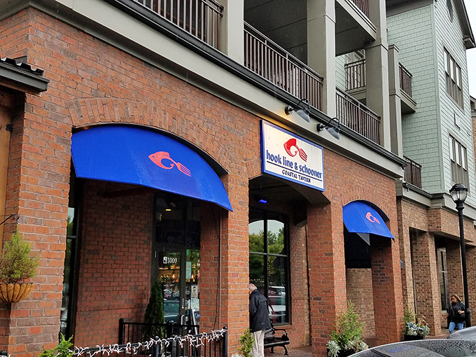 The brick facade with bright blue awnings might not scream "seafood paradise," but locals know this Smyrna gem is worth navigating any waters to find.