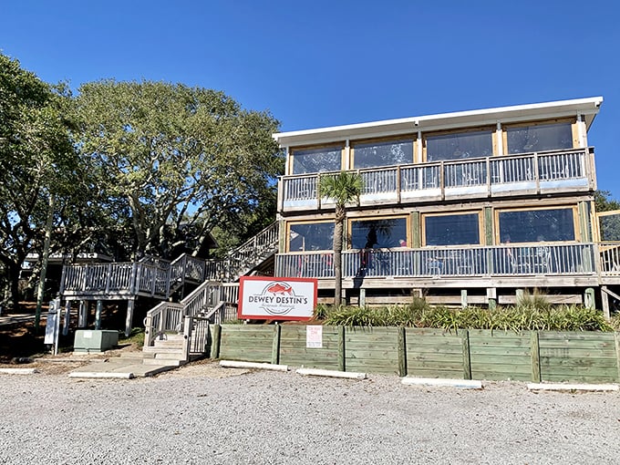 Rustic wooden beams and salt-kissed pillars aren't designer touches—they're the real deal at this dockside haven where authenticity isn't manufactured, it's marinated. 