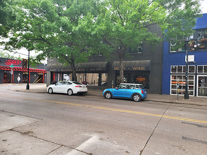 Nestled among Dallas storefronts, Allgood Cafe beckons with the promise of comfort food magic. 
