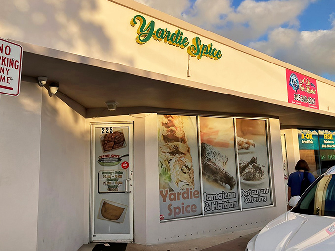 The unassuming storefront with its thatched awning is like a portal to Jamaica—no passport required, just an appetite for adventure and authentic island flavors.