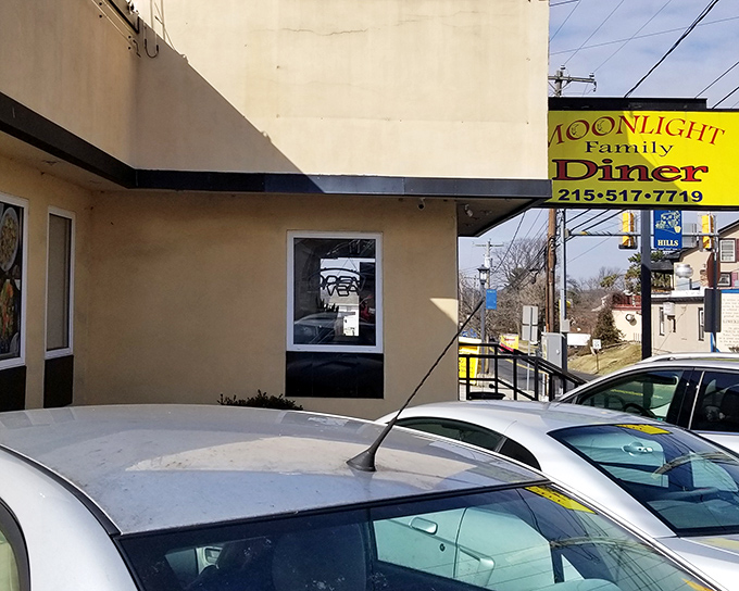 The unassuming exterior of Moonlight Diner hides culinary treasures within. Like finding a diamond in your breakfast cereal – unexpected but delightful!