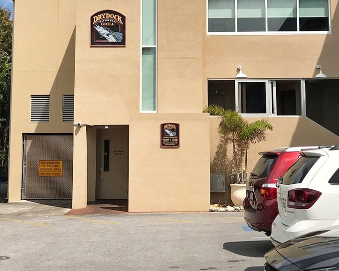 Don't let the unassuming entrance fool you—this beige facade hides seafood treasures that would make Neptune himself swim over for dinner.