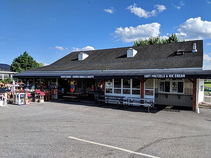The unassuming exterior of Amish Store 31 proves once again that culinary treasures often hide in plain sight, waiting for curious food adventurers to discover them.