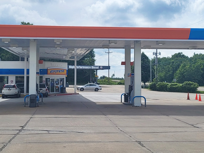 Don't let the gas pumps fool you—this Gulf Express station houses Erie's best-kept culinary secret. Who knew paradise was just past the windshield washer fluid?