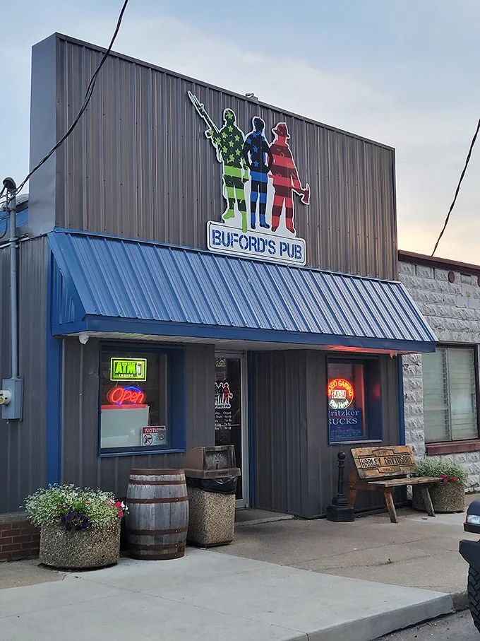 The unassuming brick exterior of Buford's in Sadorus might fool you, but locals know this blue-awninged wonder houses tenderloin treasures worth the drive.