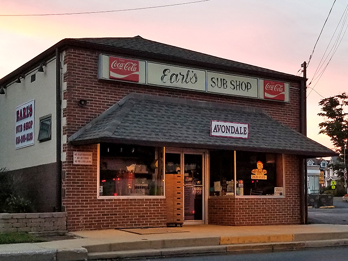 The unassuming brick façade of Earl's Sub Shop stands as a beacon to sandwich aficionados. No fancy frills, just the promise of honest-to-goodness deliciousness inside.