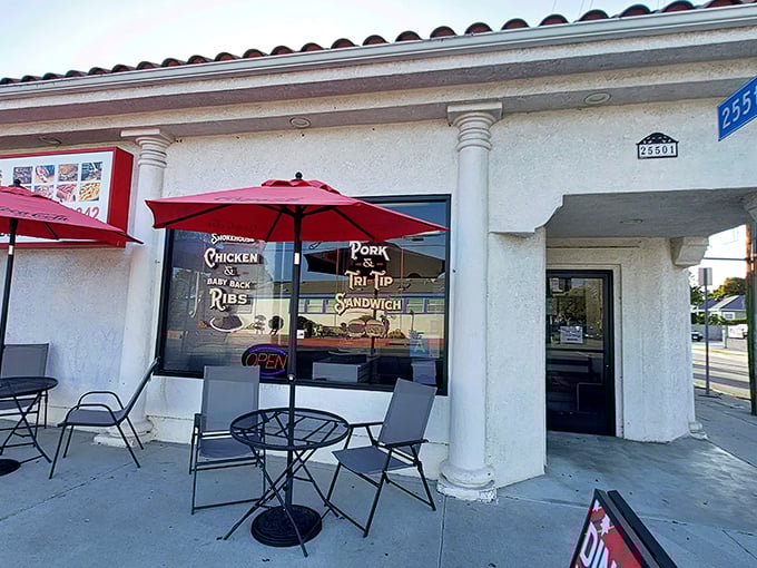 The unassuming exterior of Harry's might not stop traffic, but trust me—your taste buds will thank you for hitting the brakes.