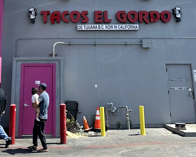 That purple door isn't just an entrance – it's your gateway to taco enlightenment in Chula Vista.