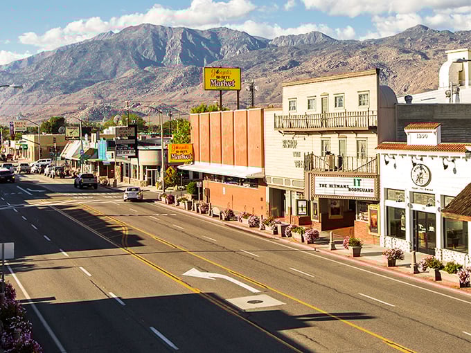 Downtown Bishop greets you with that perfect small-town charm, where the Sierra Nevada mountains aren't just a backdrop—they're practically part of the welcoming committee.