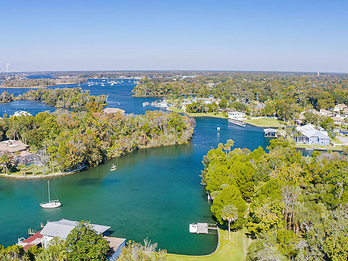 Crystal-clear waters embrace this waterfront paradise where boats bob gently in the harbor. Florida's Nature Coast at its most serene and inviting. 
