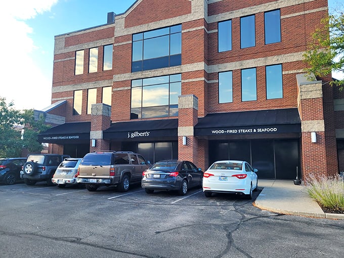 The brick façade of J. Gilbert's may look unassuming, but inside awaits a carnivore's paradise that would make even the most dedicated vegetarian question their life choices.