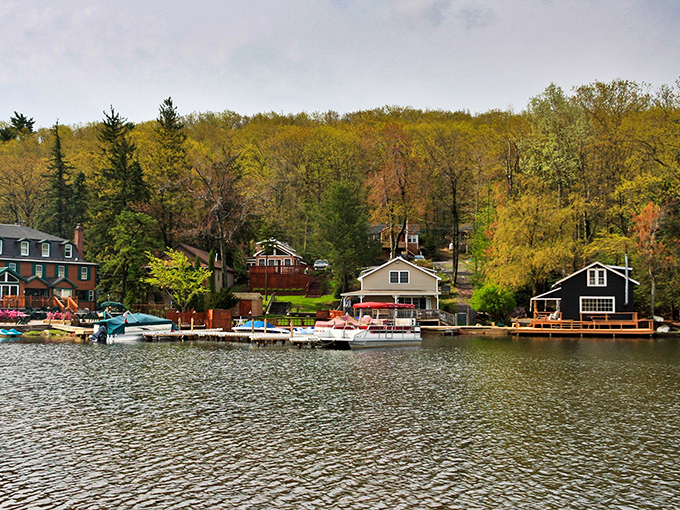 White Haven's charming main street feels like stepping into a postcard where time moves at the perfect pace.