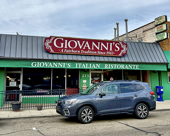 The green-awninged storefront beckons like an old friend – Giovanni's has been making Fairborn dreams come true since 1953, one pasta dish at a time.