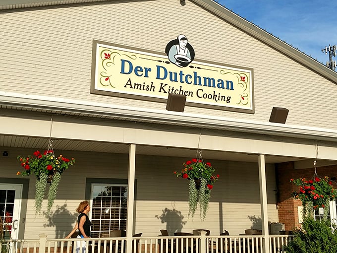 Der Dutchman's welcoming facade might look modest, but inside awaits an Amish food paradise that's been satisfying hungry travelers and locals alike since 1969.