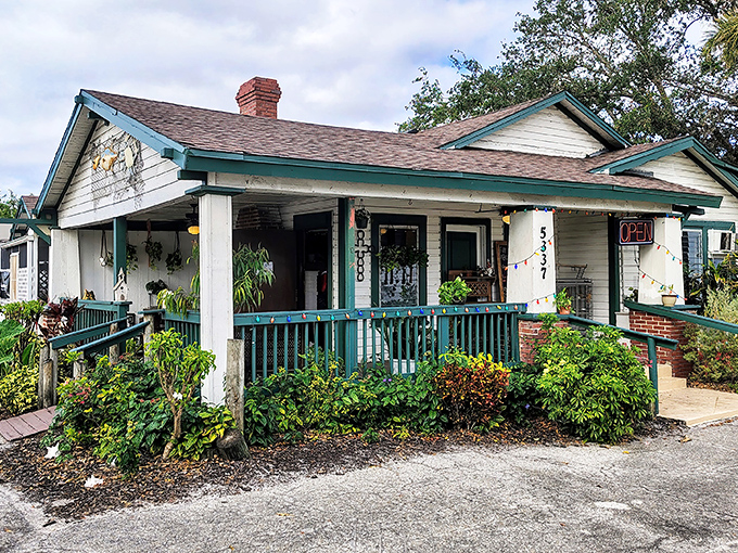 The unassuming white cottage with mint-green trim might fool you, but locals know this humble facade hides seafood treasures that would make Neptune himself jealous.