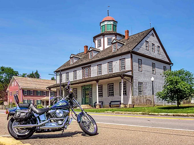 That distinctive cupola isn't just architectural eye candy – it's Zoar's crown jewel watching over centuries of stories.