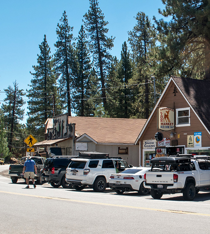 The Village at Big Bear Lake looks like a movie set where alpine charm meets California sunshine—no CGI required.