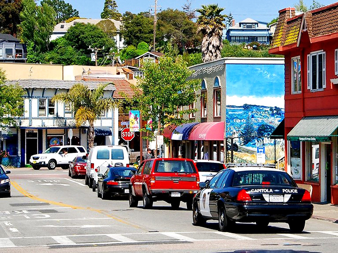 Downtown Capitola charms with its colorful storefronts and laid-back vibe – like a California postcard come to life, minus the tourist markup.