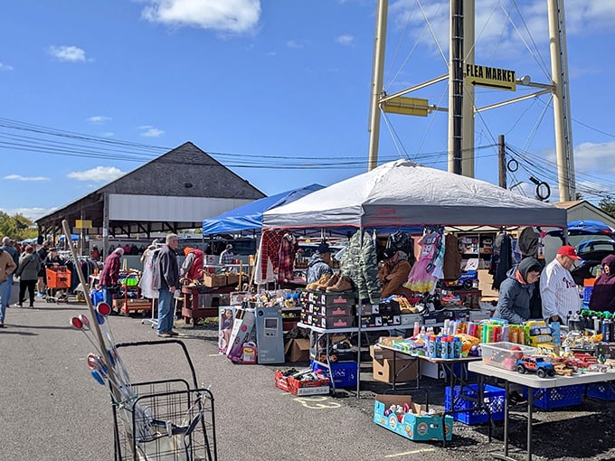 The iconic yellow sign welcomes treasure hunters to Q-Mart, where that friendly Quaker fellow has been promising bargains since before online shopping was a twinkle in Jeff Bezos' eye. 