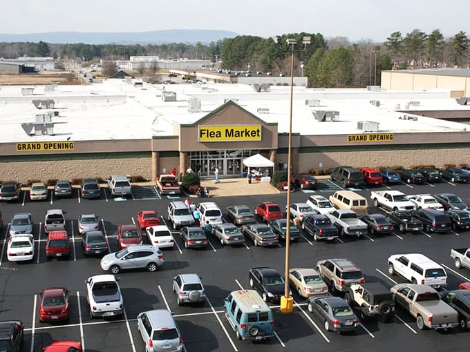 The modern-day treasure island awaits! Cars fill the parking lot as weekend warriors prepare to hunt for hidden gems at this Rossville institution.