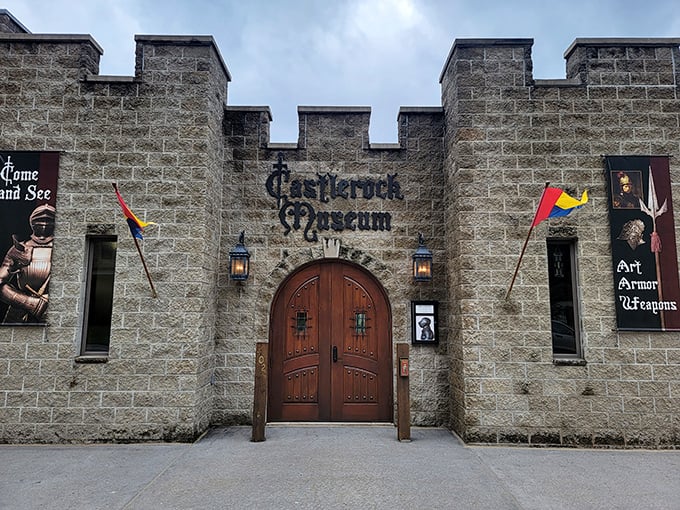 The castle façade along Alma's Main Street looks so authentic you'll check your GPS to confirm you're still in Wisconsin and not medieval Europe.