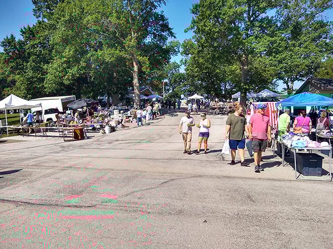 Sunday mornings transform this bustling marketplace into a treasure hunter's paradise where dreams meet reality.