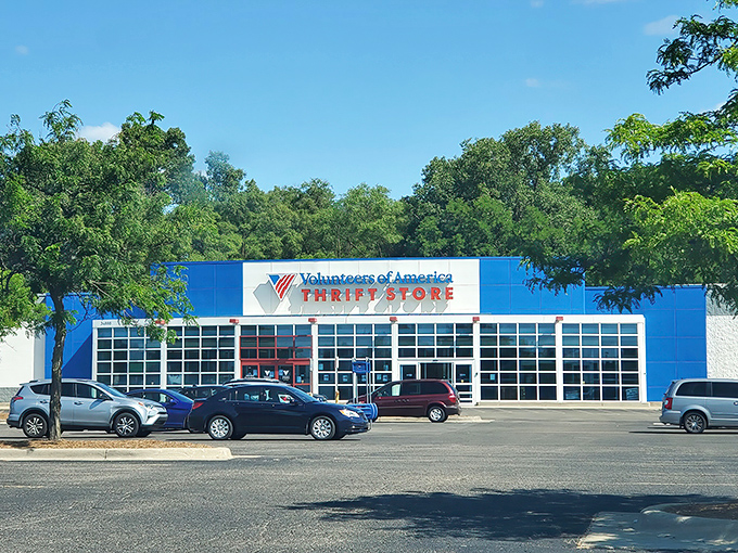 This blue and red fortress of forgotten treasures stretches wider than your weekend plans.