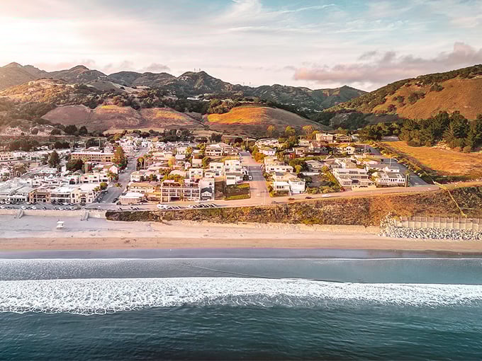 Pismo Beach stretches like nature's own welcome mat, where ocean meets endless California dreams.