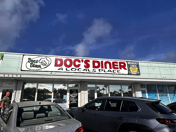 Doc's Diner stands proudly like a beacon of breakfast bliss, drawing hungry souls from across the Keys.