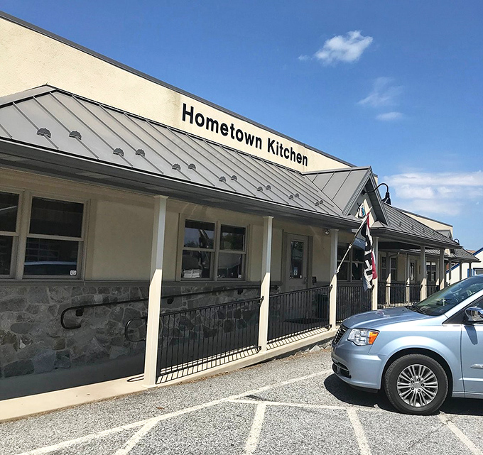 The unassuming exterior of Hometown Kitchen belies the culinary treasures within—proof that in Pennsylvania Dutch country, the best food often hides in plain sight.