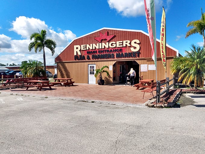 From above, Renninger's looks like a retail archipelago in a sea of parked cars—treasure hunters have arrived in droves for their weekend fix.