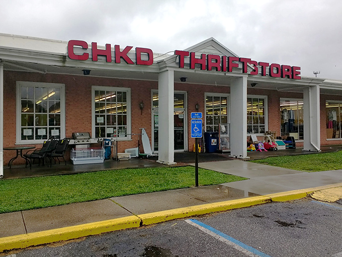 The brick facade with bold red lettering isn't just a storefront—it's the gateway to Virginia Beach's most magical treasure hunt. Your wallet will thank you.