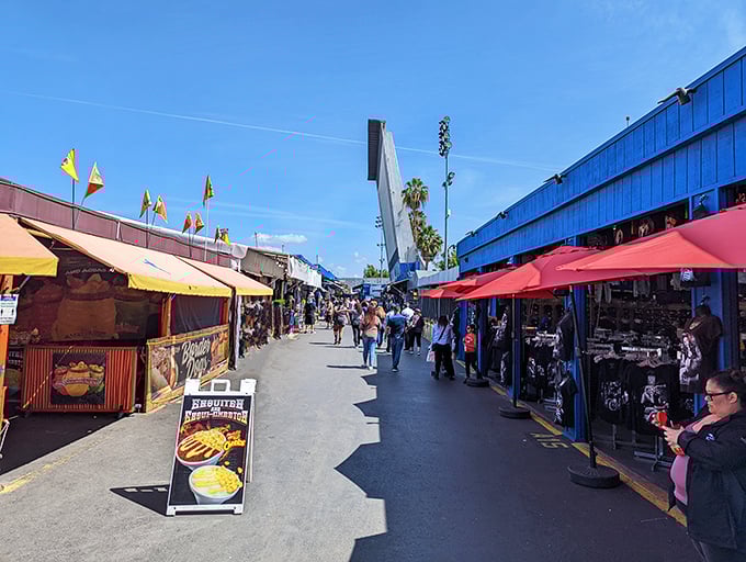 That iconic yellow sign isn't just advertising – it's practically a lighthouse guiding bargain hunters to treasure. 