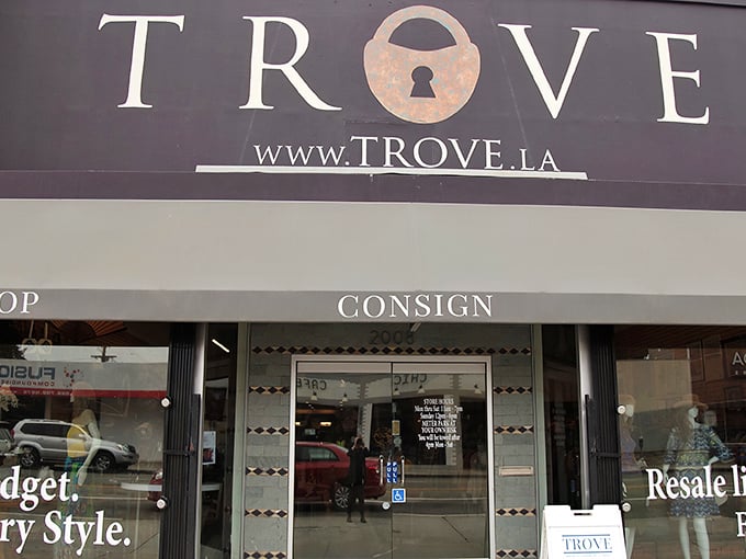 Trove's sleek storefront promises affordable luxury inside—like finding the key to a fashion kingdom without ransacking your savings account.