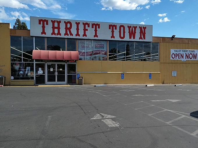 1. the massive thrift store in california where you can fill a whole cart for $35