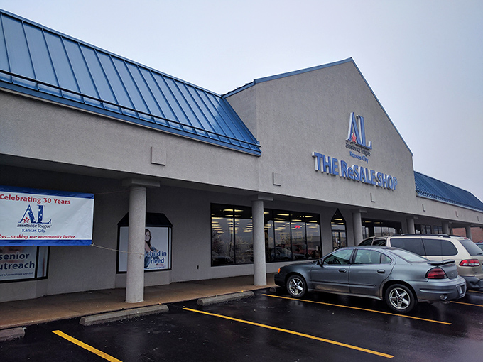 The blue-roofed treasure chest of Gladstone beckons with its unassuming exterior. Who knew retail paradise could hide behind such a modest façade?