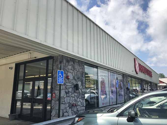 The unassuming exterior hides a treasure hunter's paradise. Like finding a secret passage in an ordinary-looking bookcase, this building holds countless adventures.