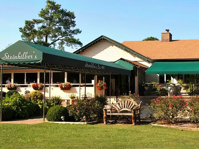 Steinhilber's modest exterior belies the culinary treasures within—like finding a Michelin-starred restaurant disguised as your favorite aunt's country home.