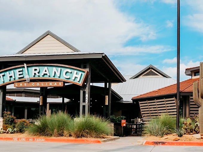 The Ranch welcomes you with rustic charm and Texas swagger, where ornamental grasses wave hello like old friends at the front door.