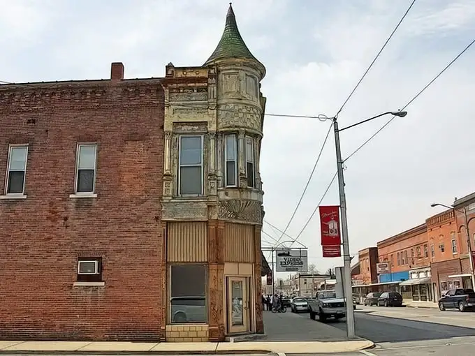 Staunton's Main Street: Classic brick storefronts stand like sentinels of small-town charm, where parking spots are plentiful and nobody's in a hurry to fill them.